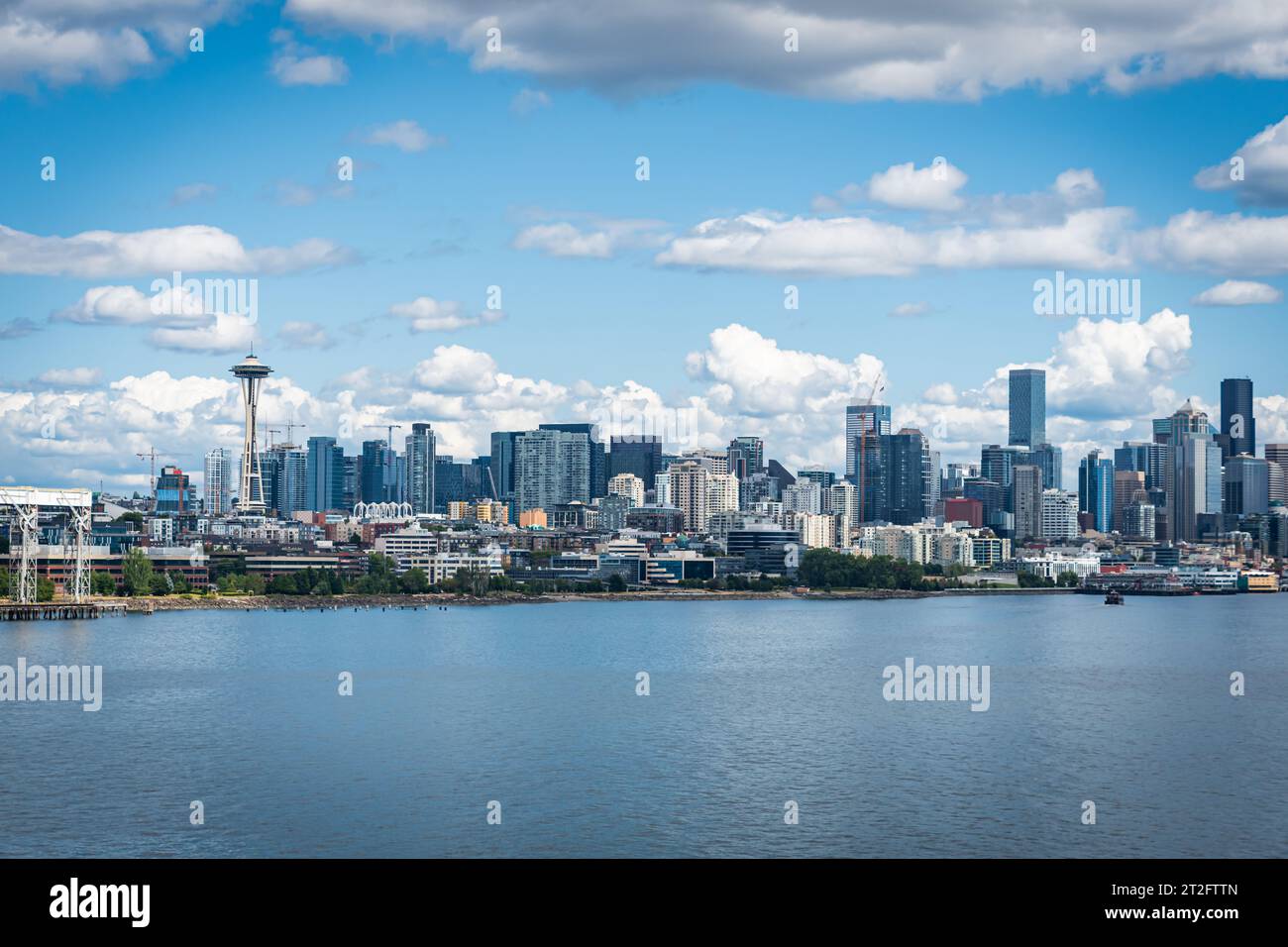 Cityscape of Seattle (Washington, USA).Downtown Seattle's most iconic ...