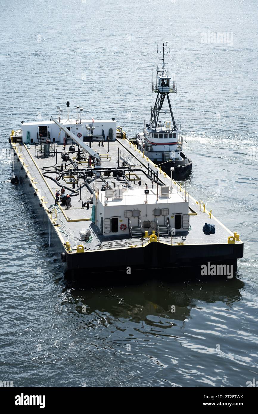 Oil tanker at an offshore jetty hi-res stock photography and images - Alamy