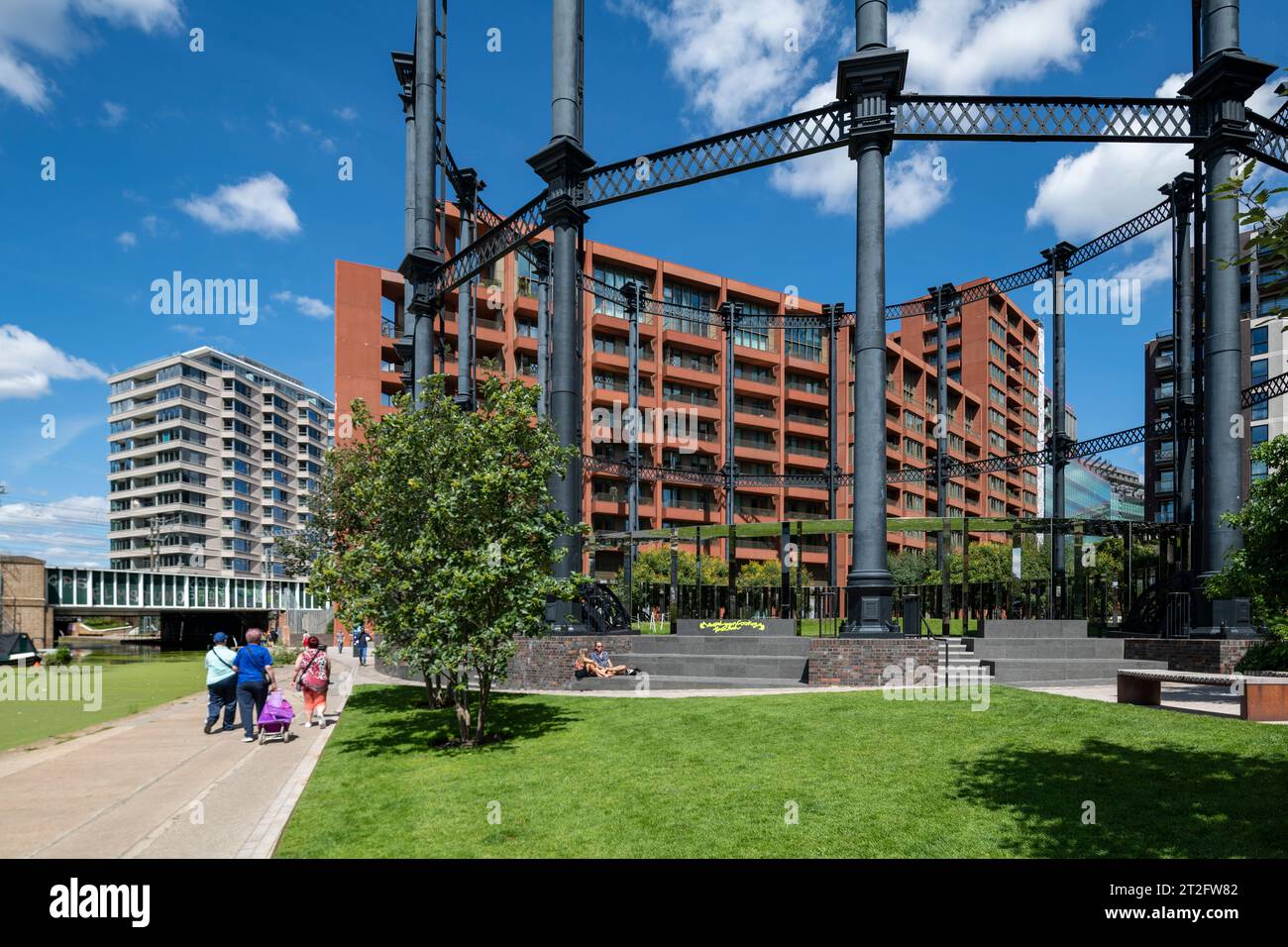 Restored gas holder hi-res stock photography and images - Alamy