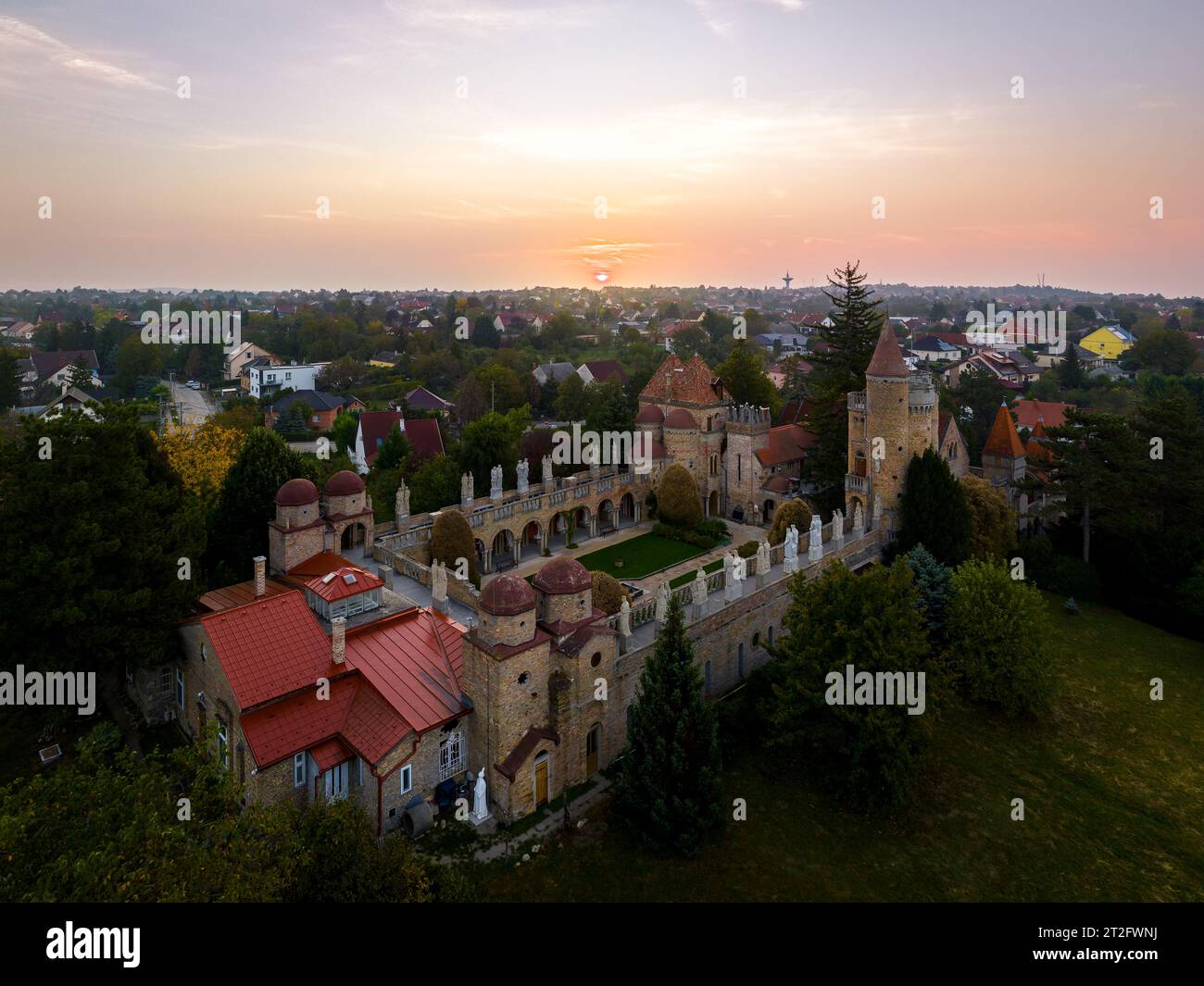 Bory castle is a cute attraction in Szekesfehervar city, Hungary ...