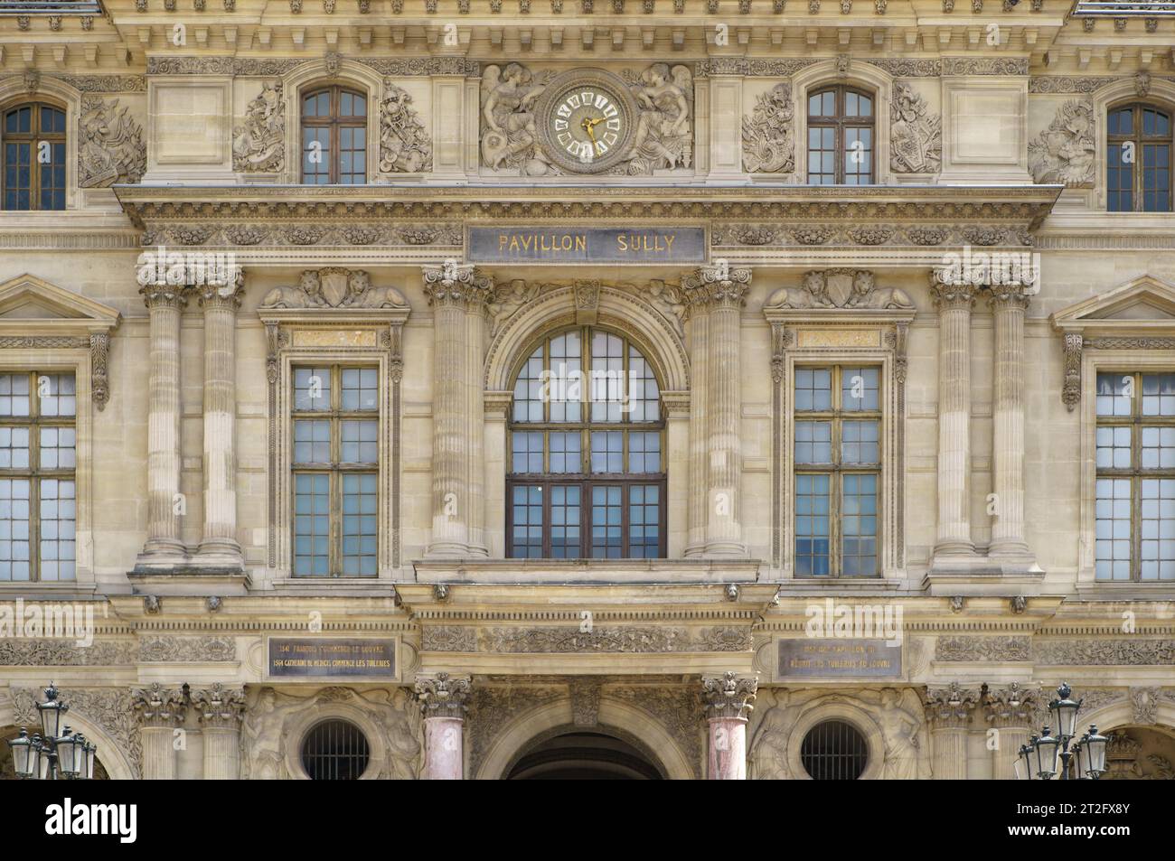 Pavilion Sully in Louvre Palace. PARIS - 29 APRIL,2019 Stock Photo - Alamy