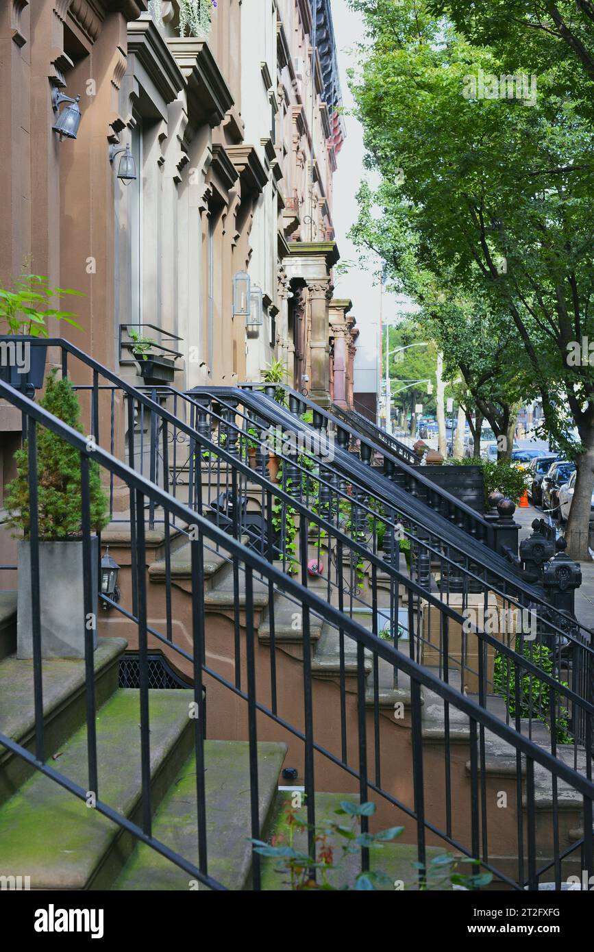 Striver s Row, prestigious residential neighborhood in Harlem ...