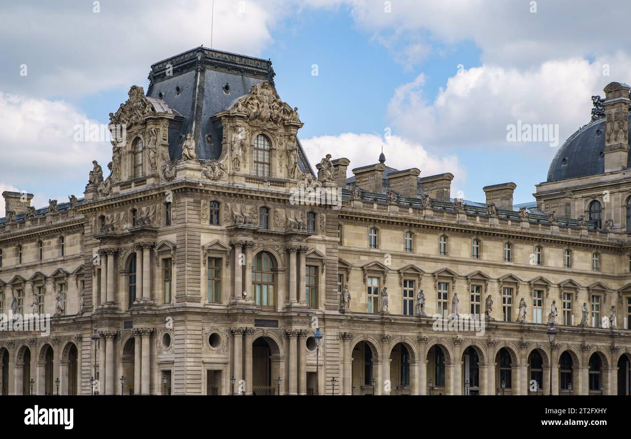 Facade north louvre hi-res stock photography and images - Alamy