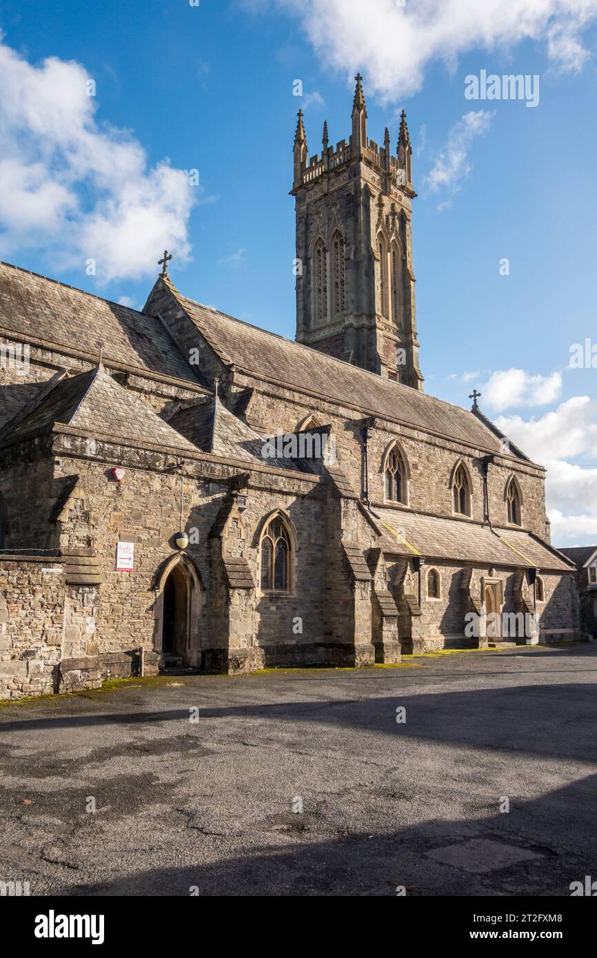 The 38m tower of Holy Trinity Church, Barnstaple, Devon, built around ...