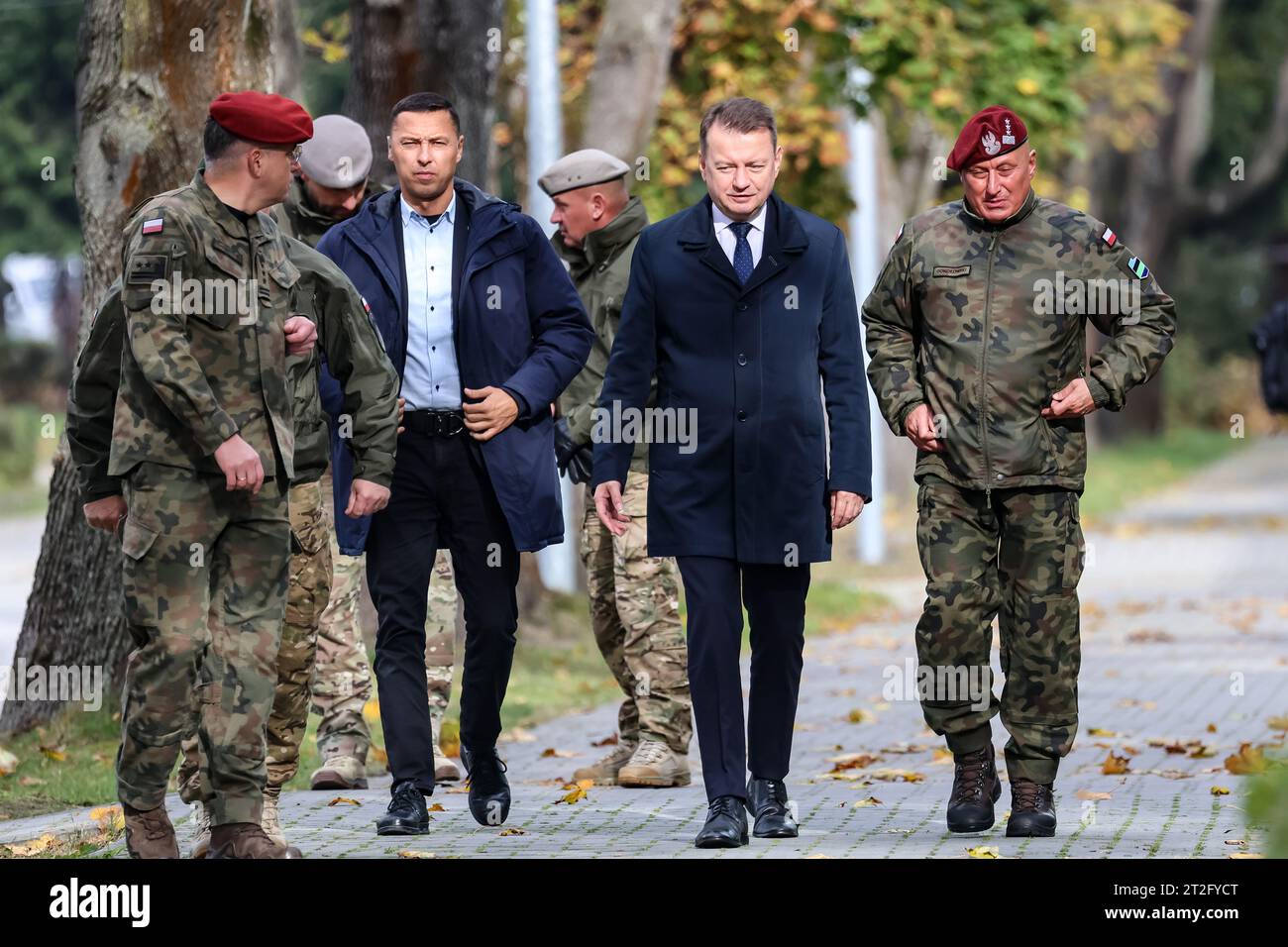 Krakow, Poland. 19th Oct, 2023. Ministrer of National Defense of Poland ...