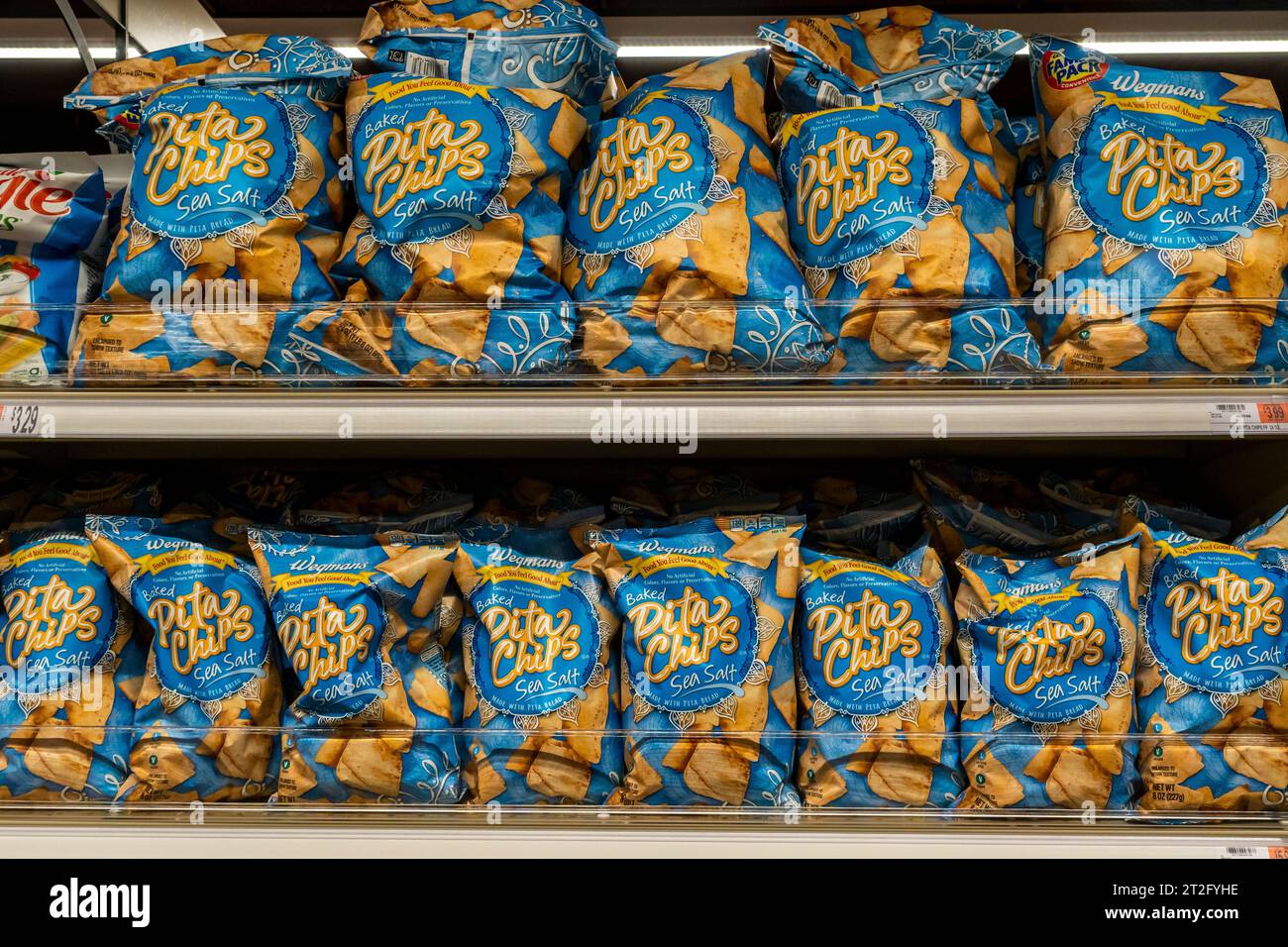 House brand pita chips in the Wegmans supermarket in the East Village ...