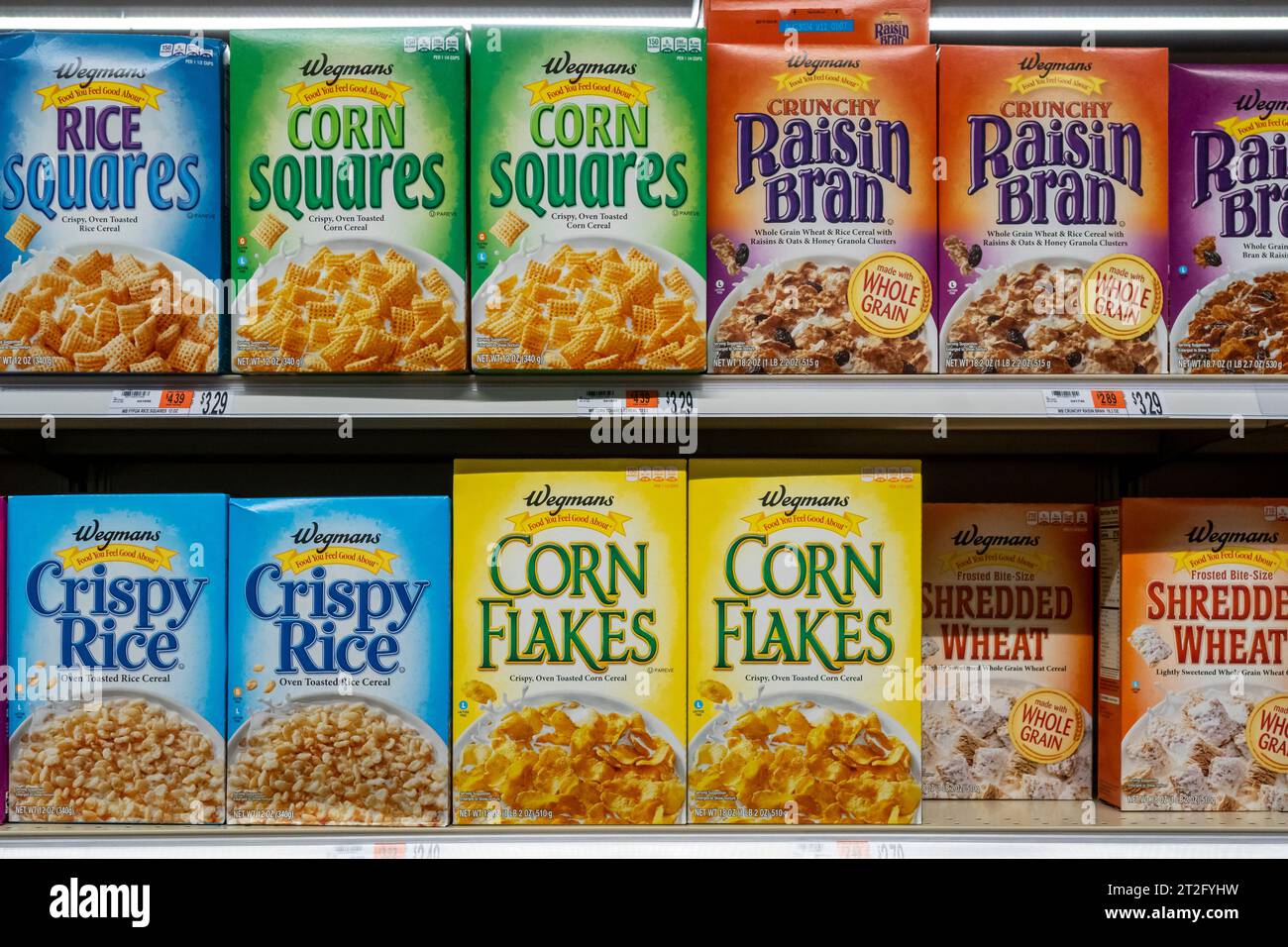 House brand cereal in the Wegmans supermarket in the East Village in ...