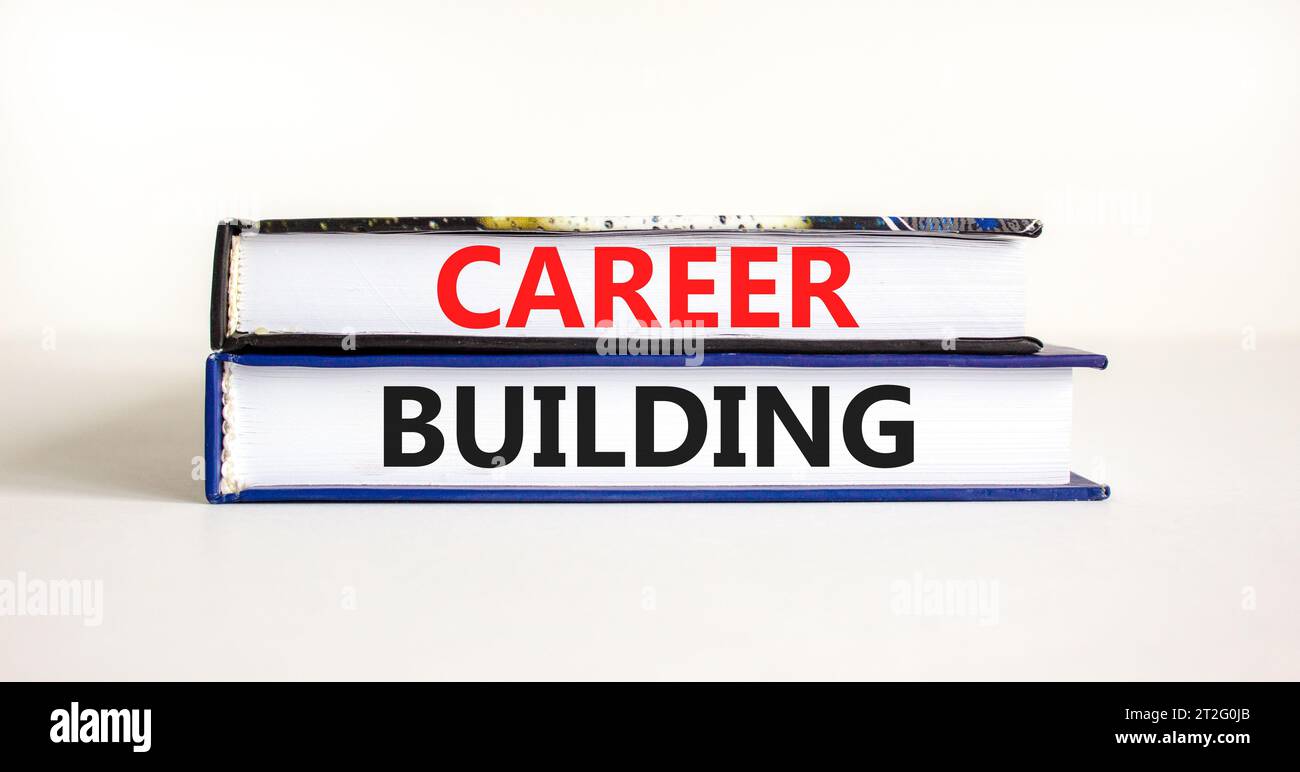 Career building symbol. Concept words Career building on beautiful ...