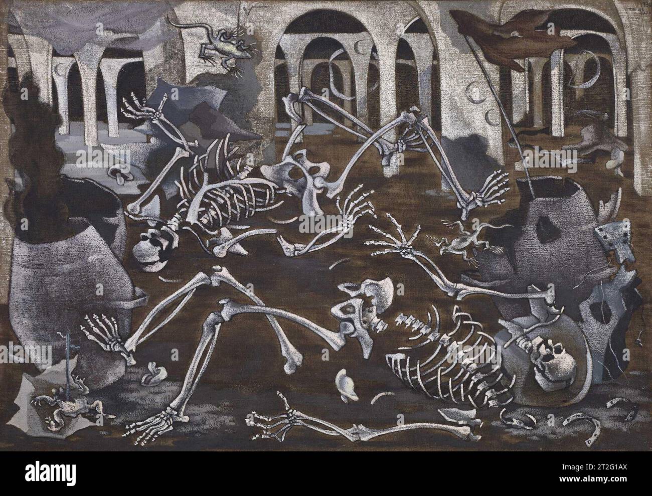 Maruja Mallo/ Antro de fósiles, 1930. Óleo sobre lienzo, 135 x 194 cm ...