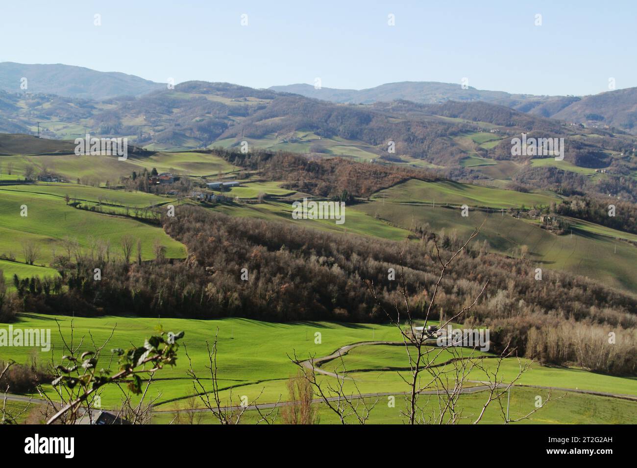 Landscape at the end of winter near Loiano, Italy Stock Photo - Alamy