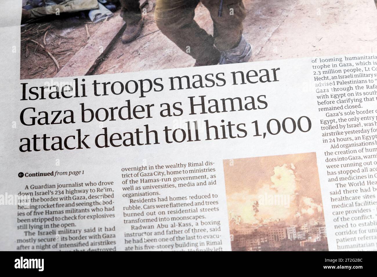 Gaza border 2023 hi-res stock photography and images - Alamy