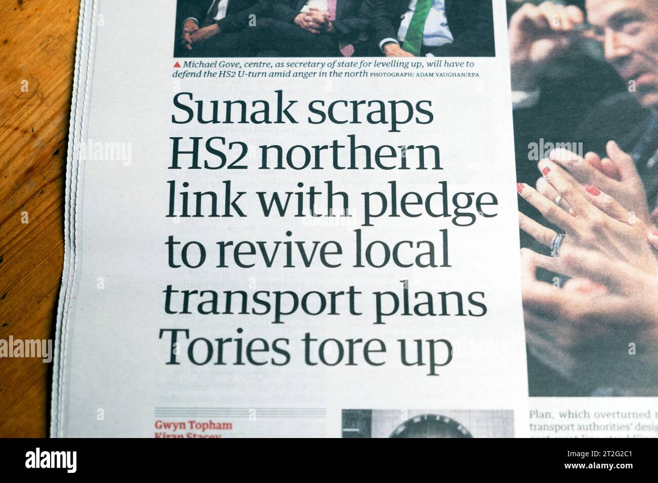 Hs2 rishi sunak hi-res stock photography and images - Alamy