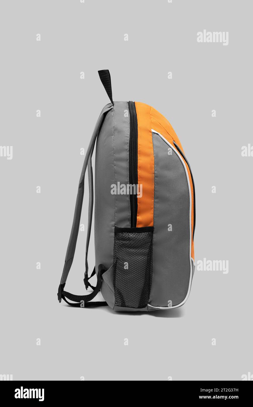 Child with backpack side view hi-res stock photography and images - Alamy