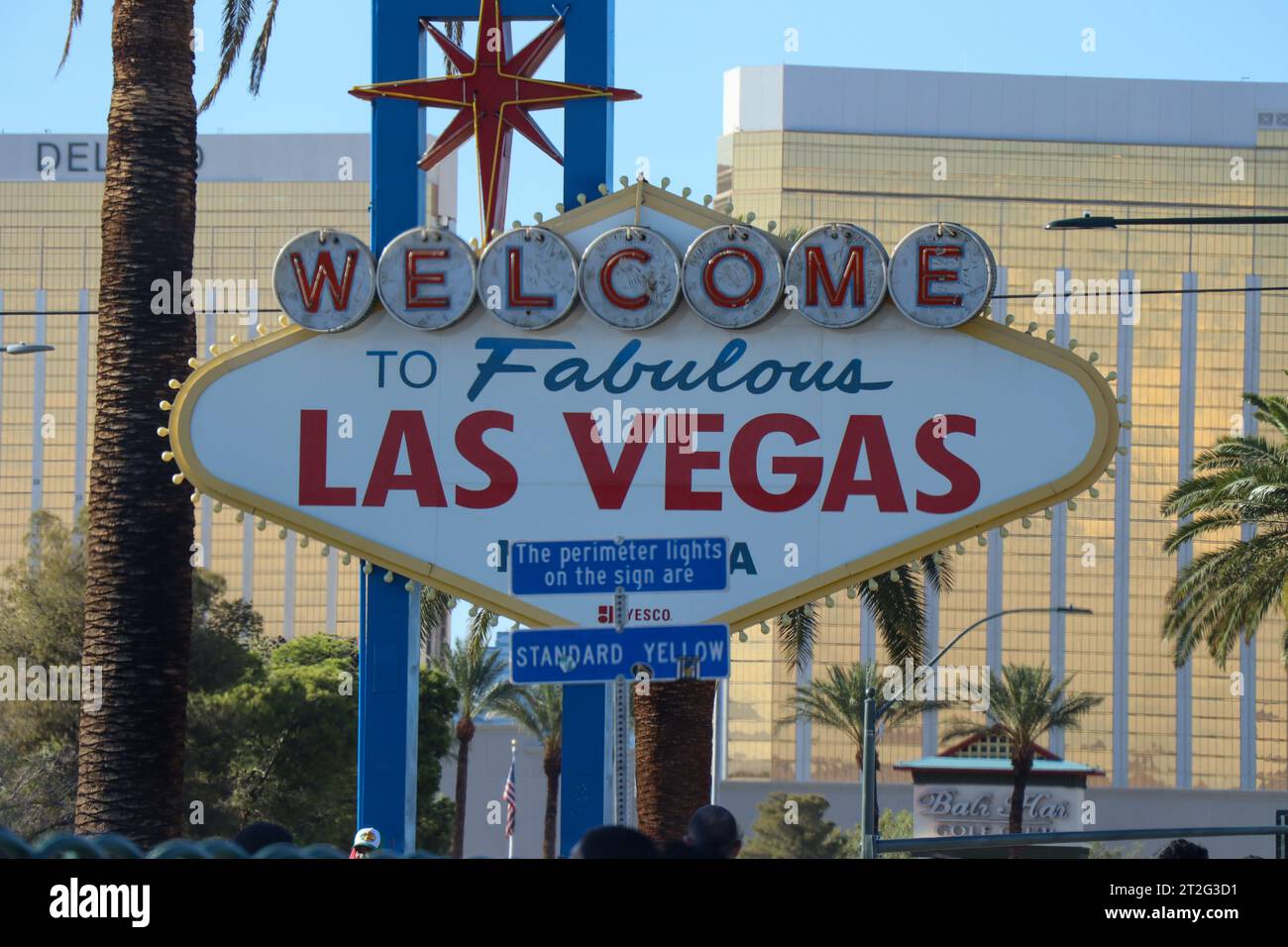 A photo of the famous "Welcome to fabulous Las Vegas" sign, taken ...