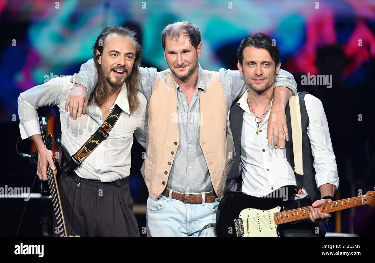 18 October 2023, Saxony, Leipzig: The Austrian rock band Wanda with ...