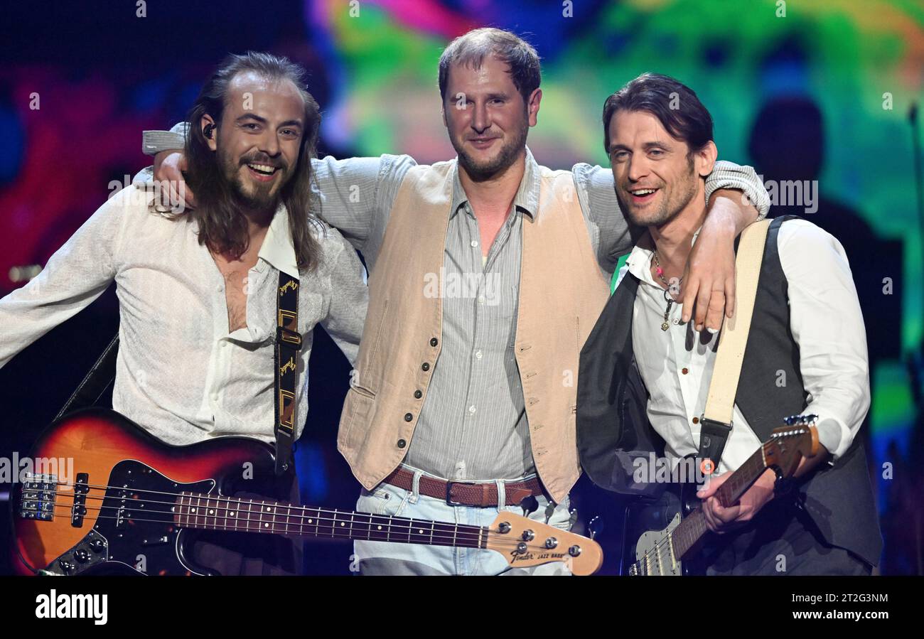 18 October 2023, Saxony, Leipzig: The Austrian rock band Wanda with ...