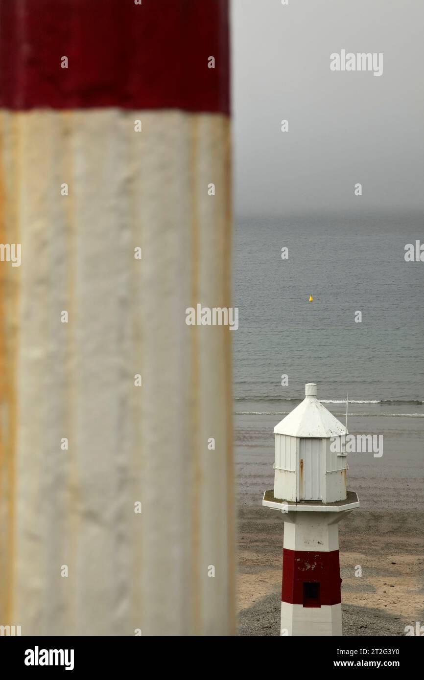 Port Erin beach and lighthouse, Isle of Man Stock Photo - Alamy