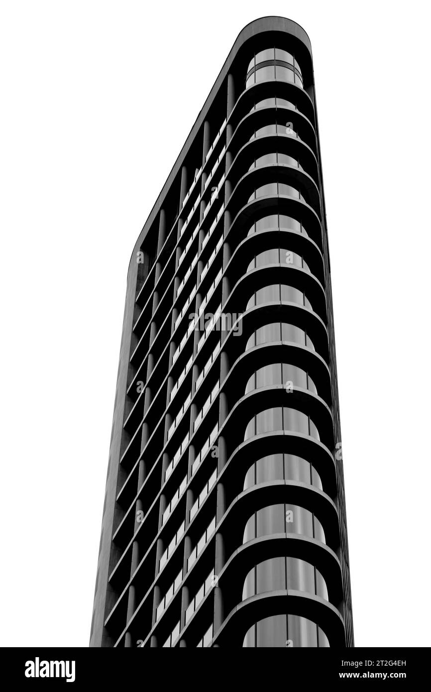 Modern business architecture in Black and White Stock Photos & Images ...