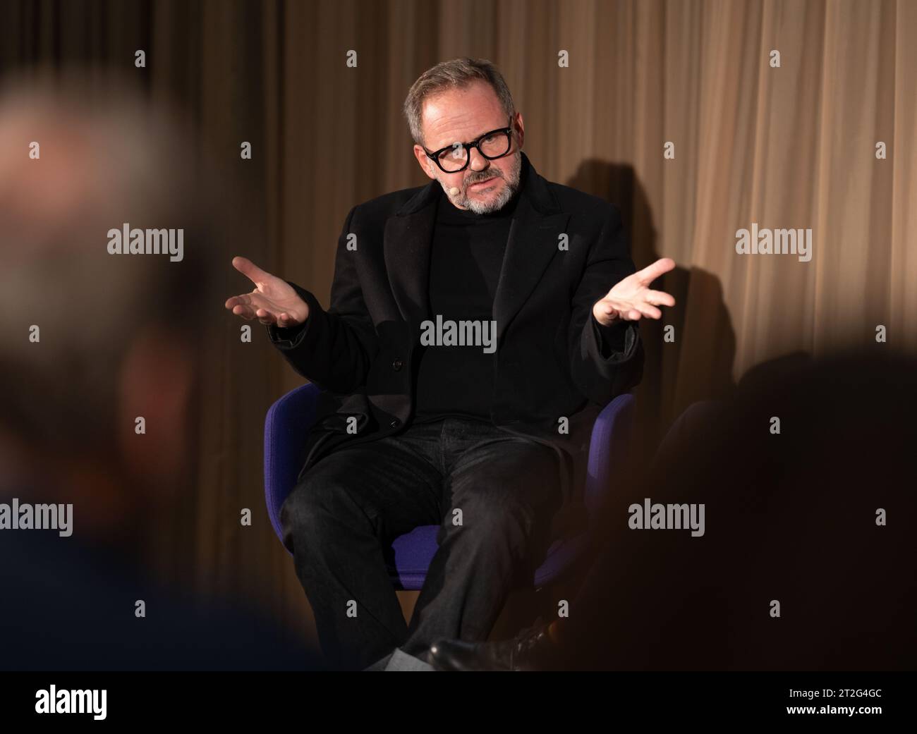 18 October 2023, Hesse, Frankfurt/Main: Actor and author Samuel Finzi ...