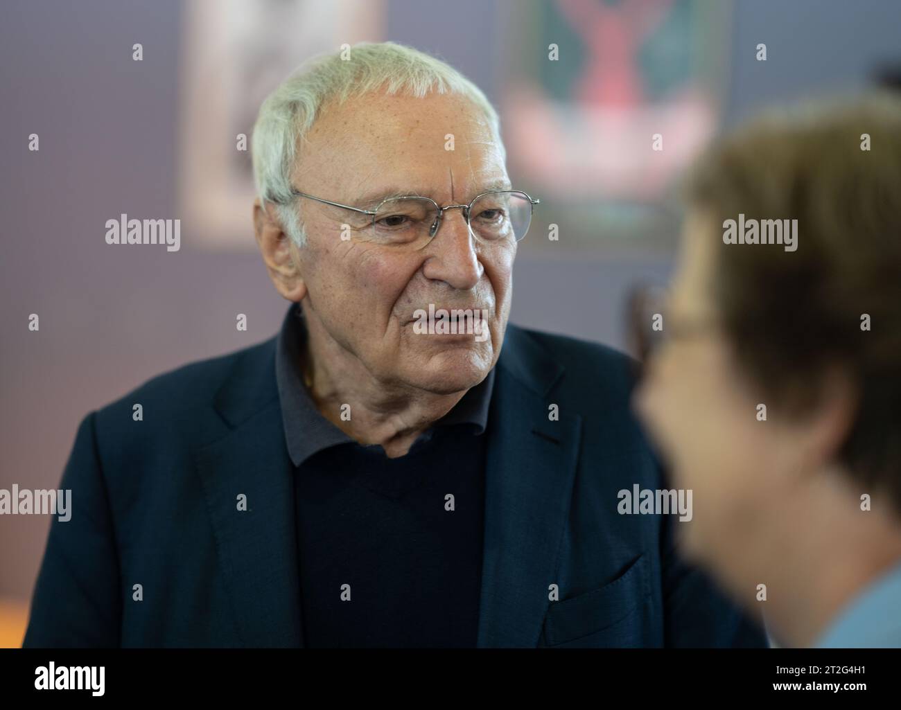19 October 2023, Hesse, Frankfurt/Main: Author Uwe Timm, photographed ...