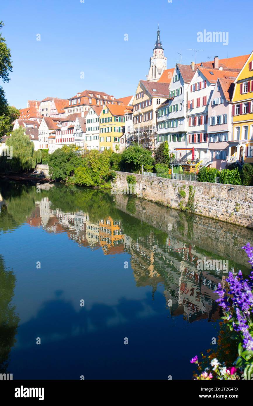 River Neckar in the historic town of Tubingen, Germany Stock Photo - Alamy