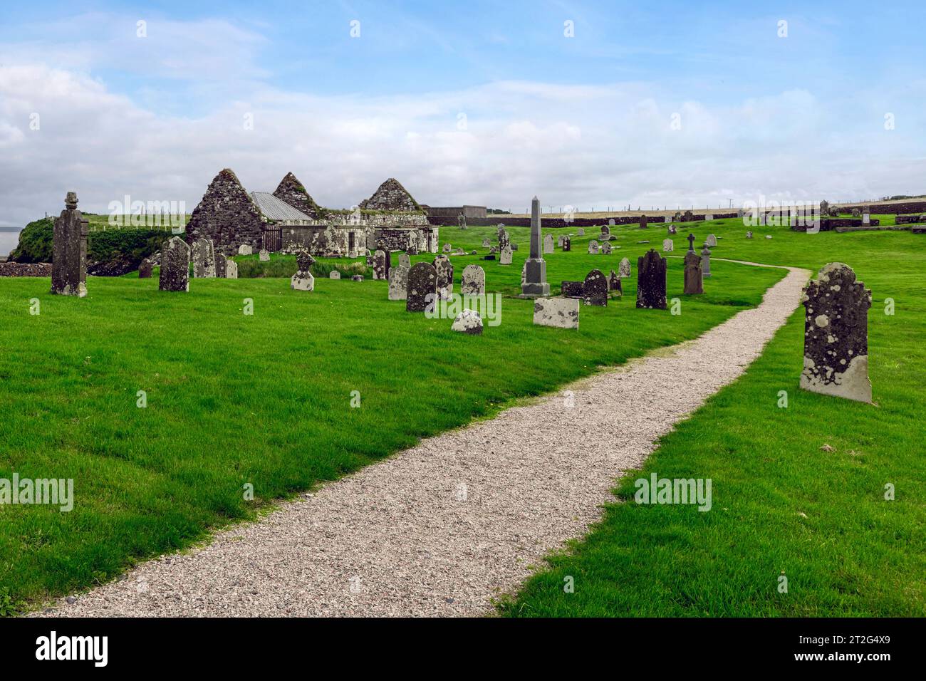 St Columba's Church in Isle of Lewis is one of the few surviving round ...