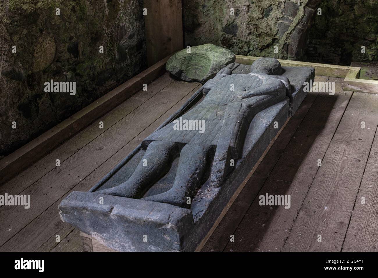 St Columba's Church in Isle of Lewis is one of the few surviving round ...