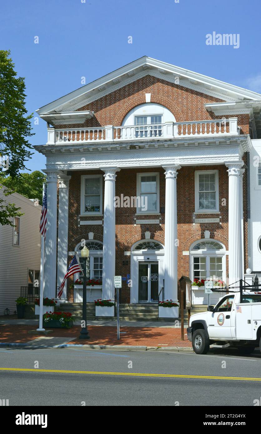 Architecture in the town center of the village of Southampton, The ...