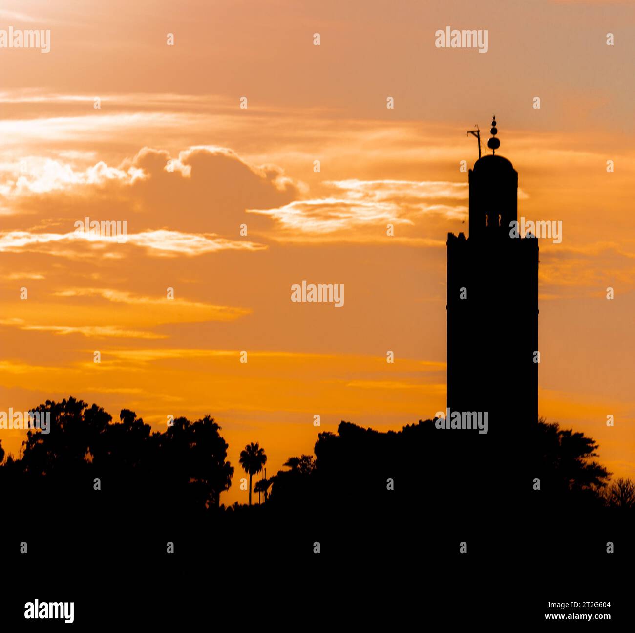 dark mosque in marocco sunset Stock Photo - Alamy