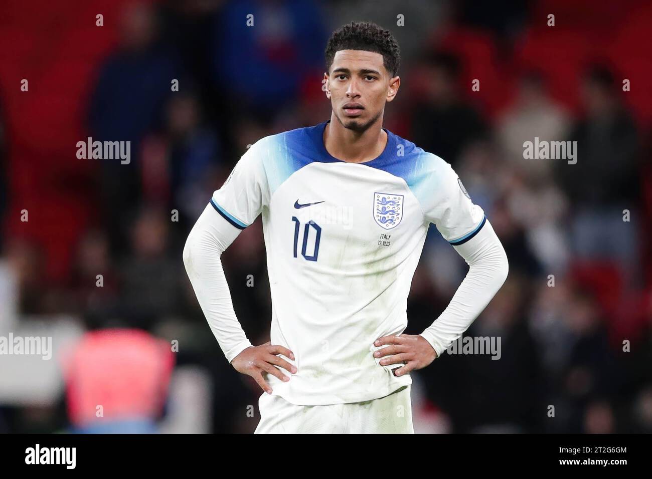 Jude Bellingham of England seen in action during the European ...