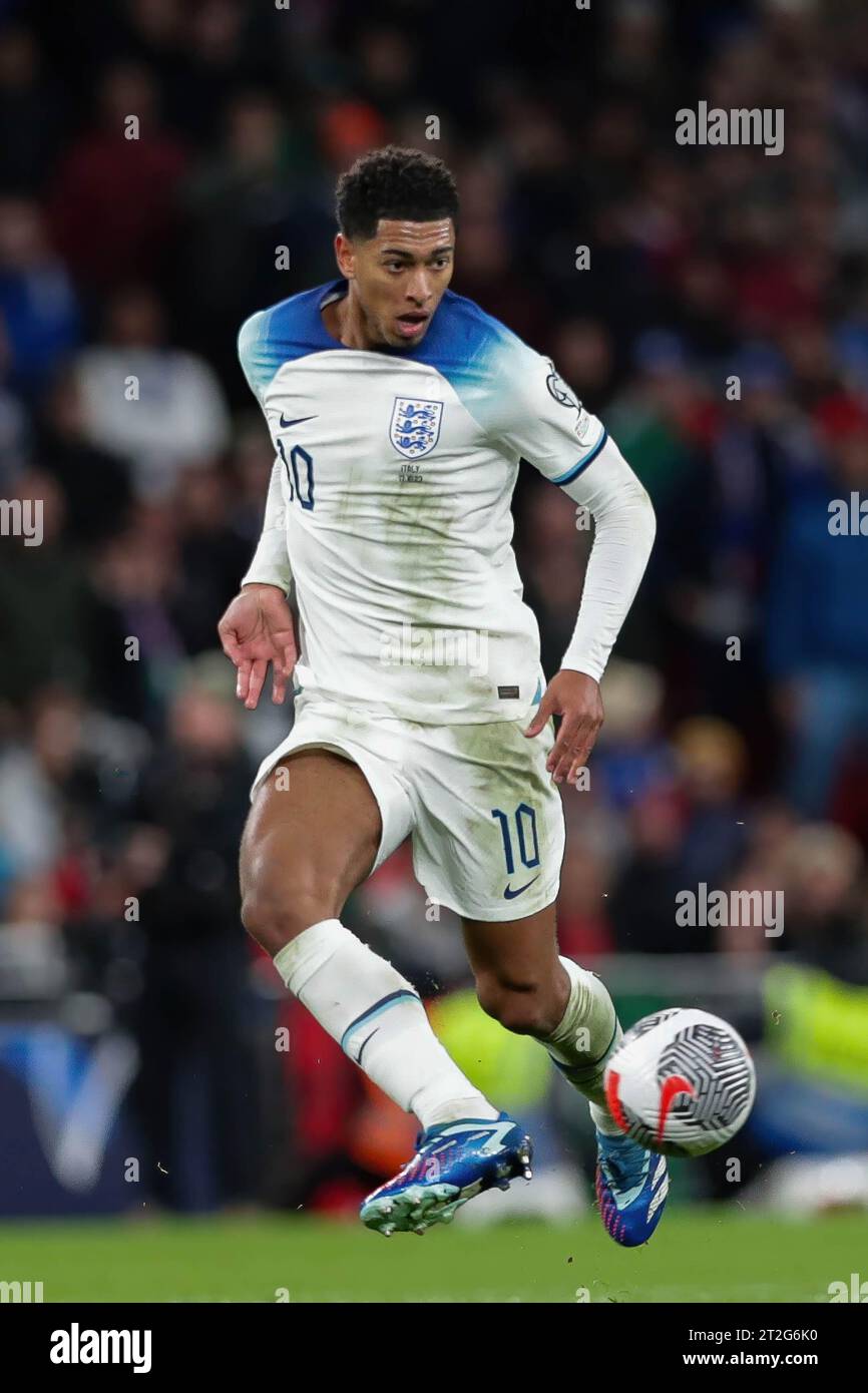 Jude Bellingham of England seen in action during the European ...