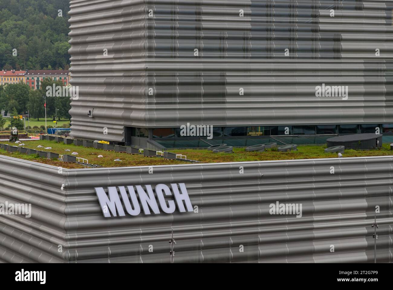 A close-up picture of the Munch Museum Stock Photo - Alamy