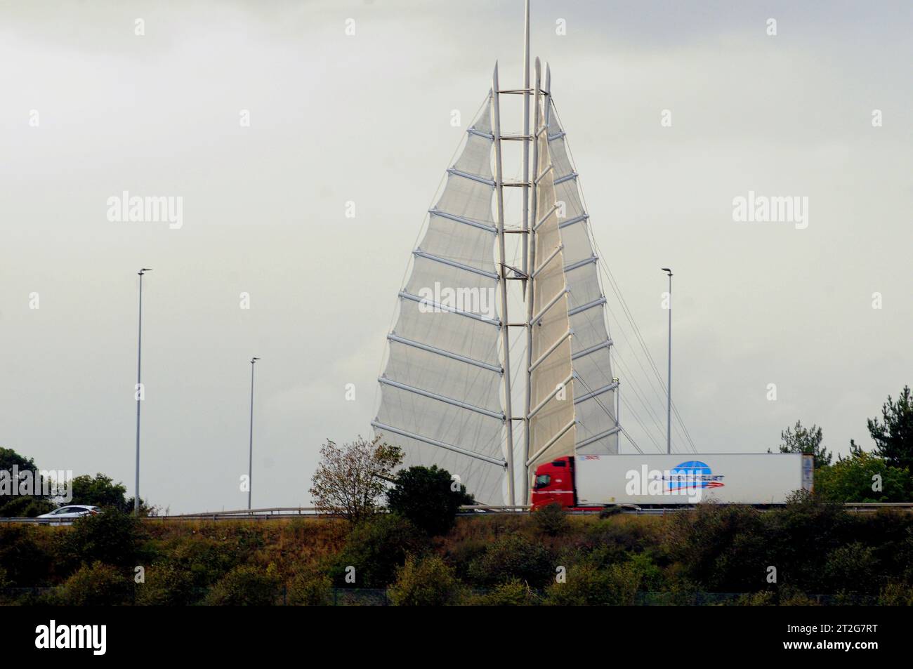 ENGLAND COASTAL PATH, M275 MOTORWAY, TRI SAIL.SAILS OF THE SOUTH ...