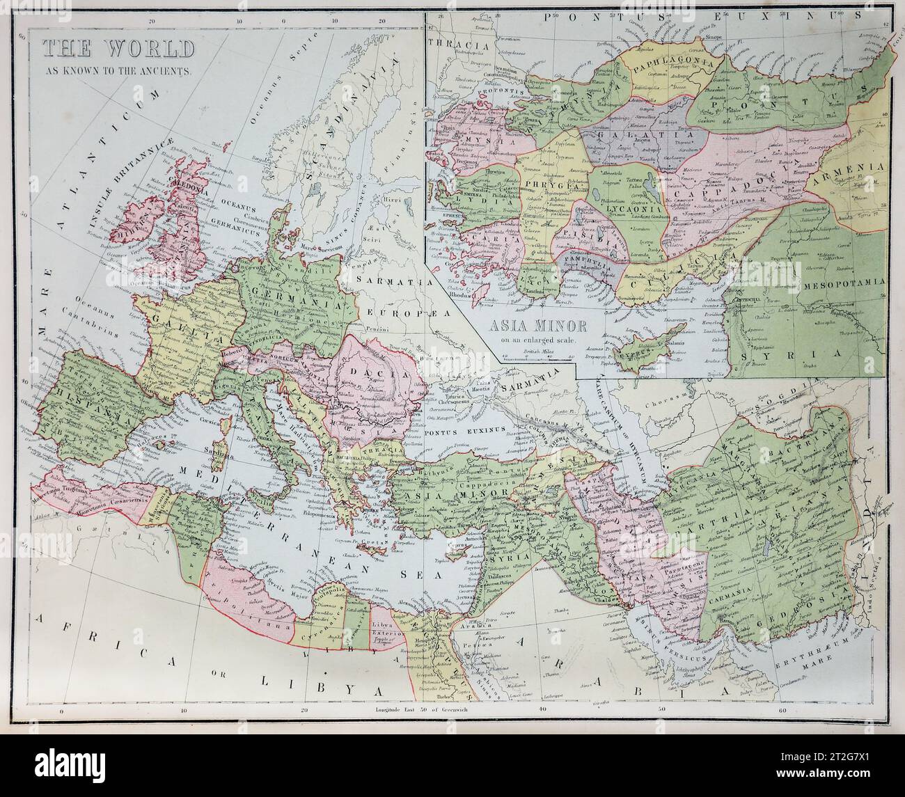 Map world 19th century hi-res stock photography and images - Alamy