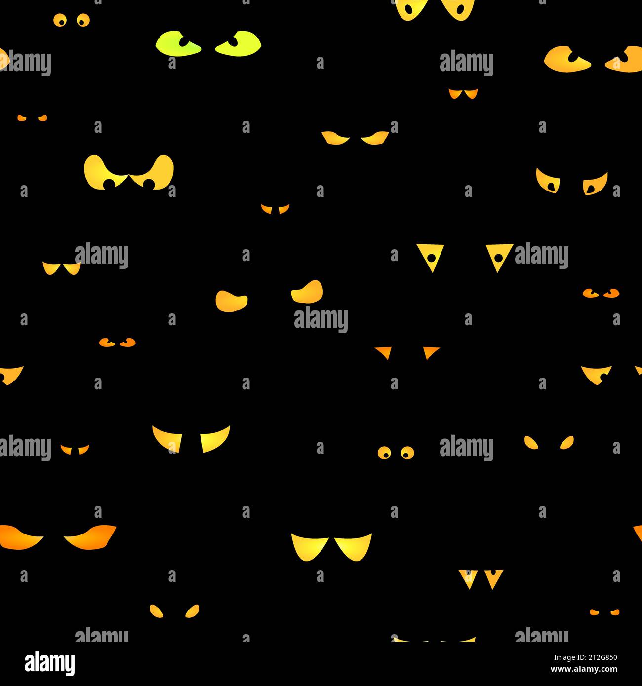 Scary eyes background. Spooky monster eyes in the dark - seamless ...