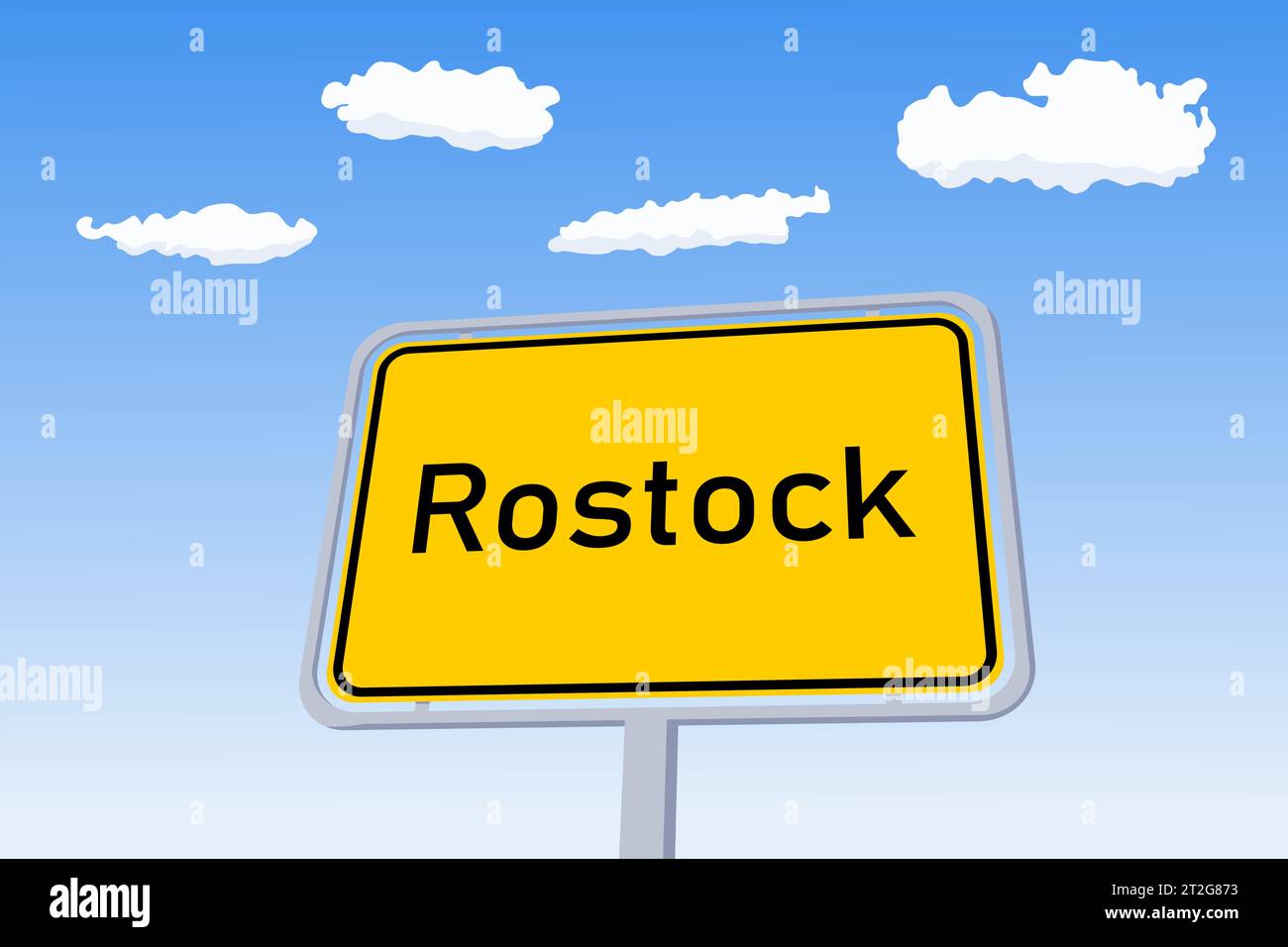 Welcome in germany road sign Stock Vector Images - Alamy
