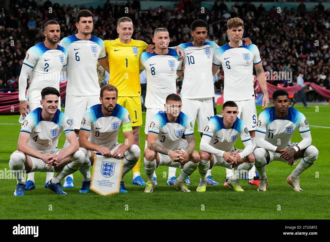 London, UK. 17th Oct, 2023. The England Team photo ahead of the ...