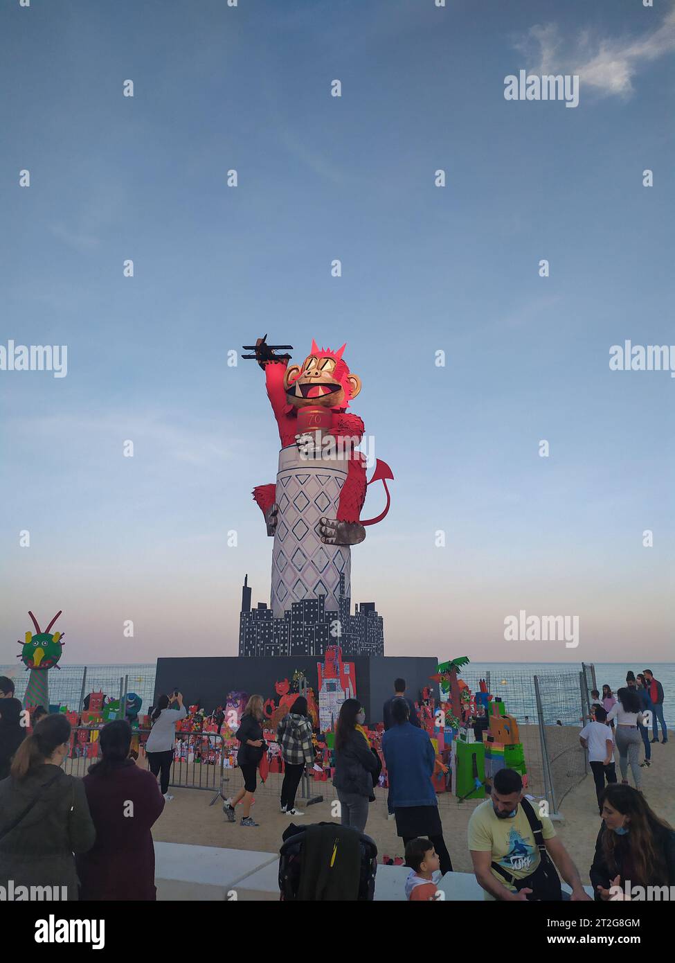 Photograph of the doll from the burning of the devil in Badalona ...