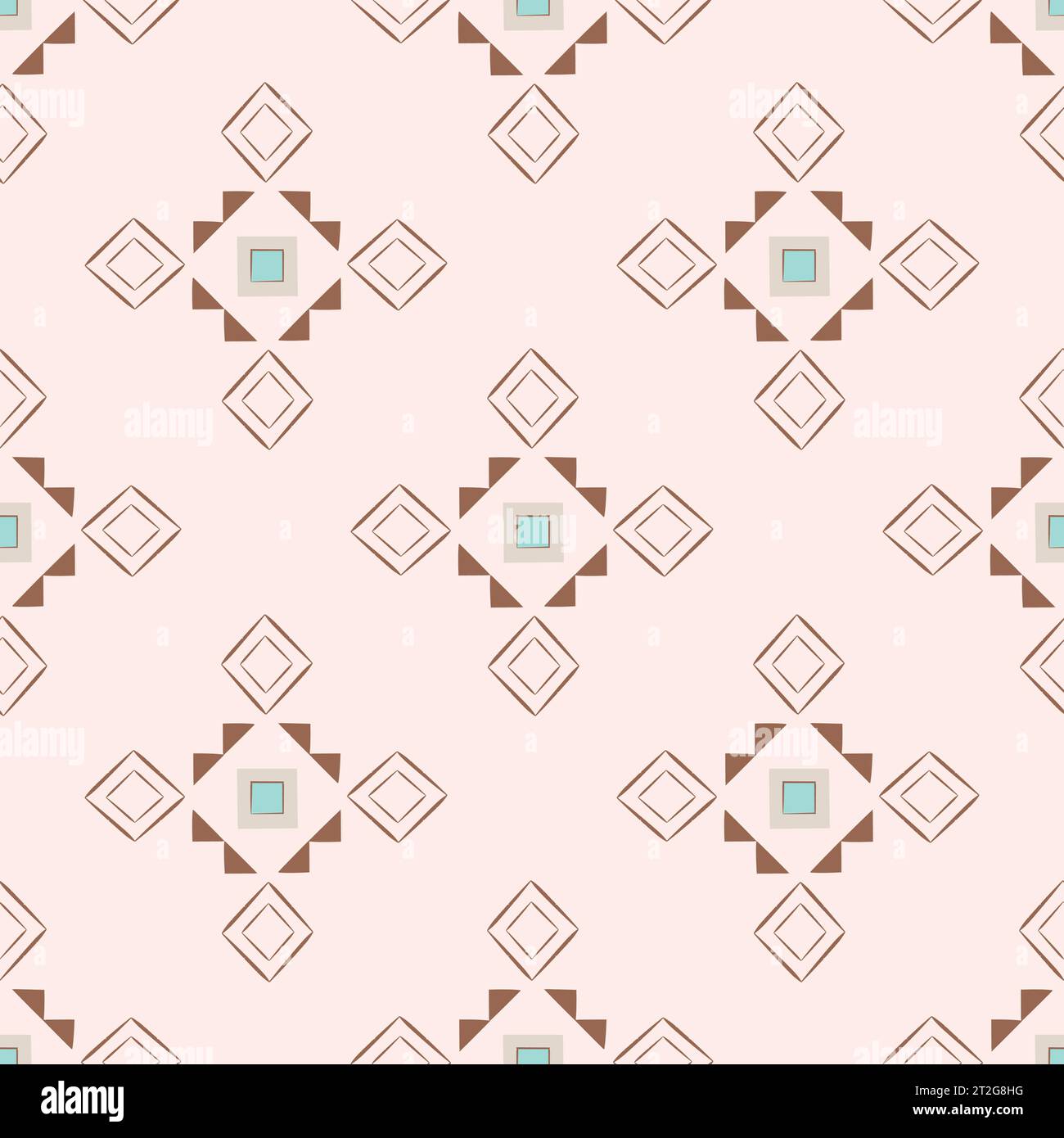 Aztec, mexican ethnic seamless pattern. Simple native American tribal ...