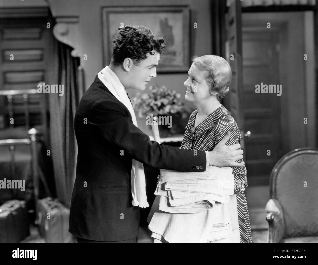 Neil Hamilton, Emma Dunn, on-set of the film, "The Wet Parade", MGM ...