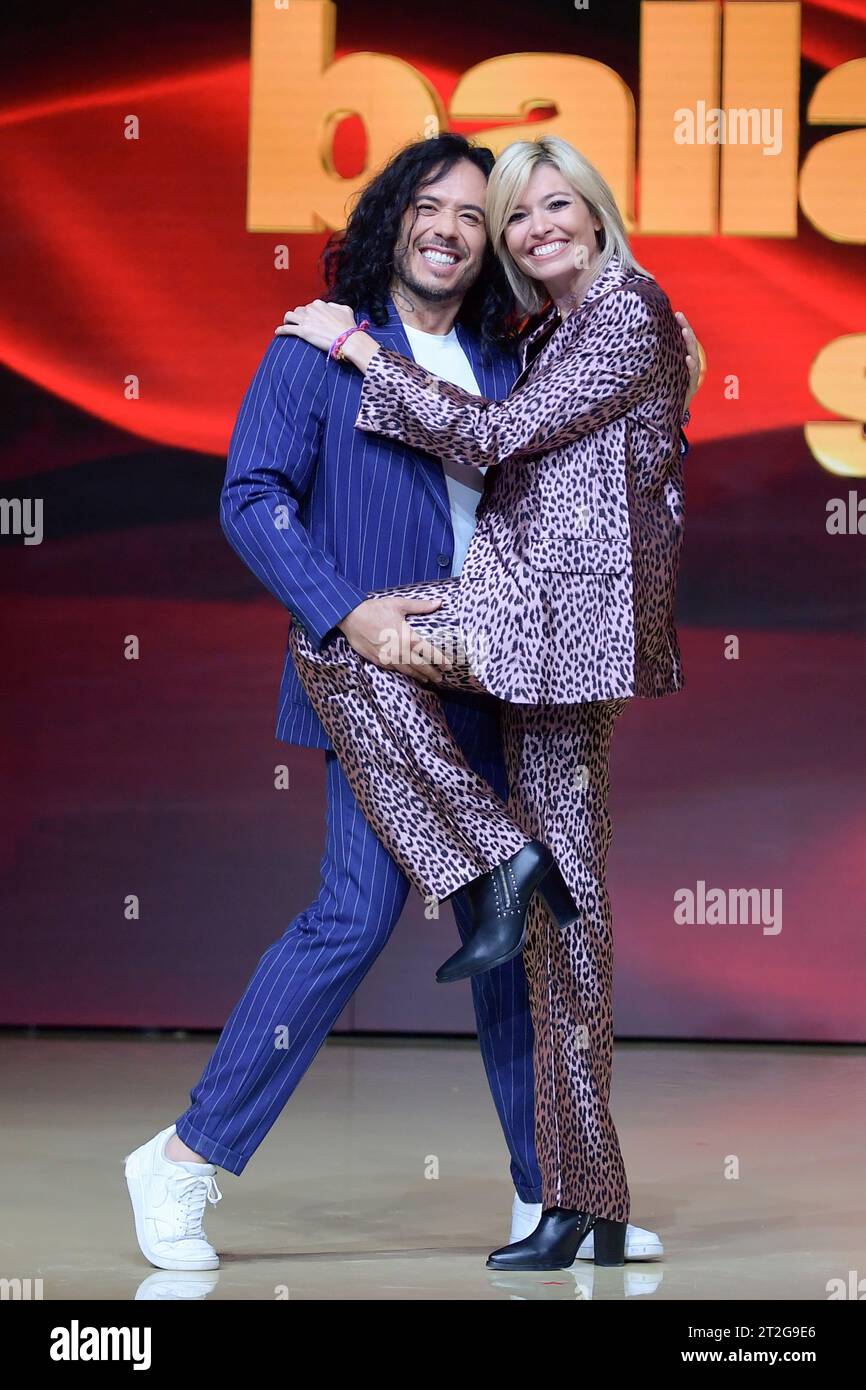 Rome, Italy. 19th Oct, 2023. Moreno Porcu (l) and Carlotta Mantovan (r ...