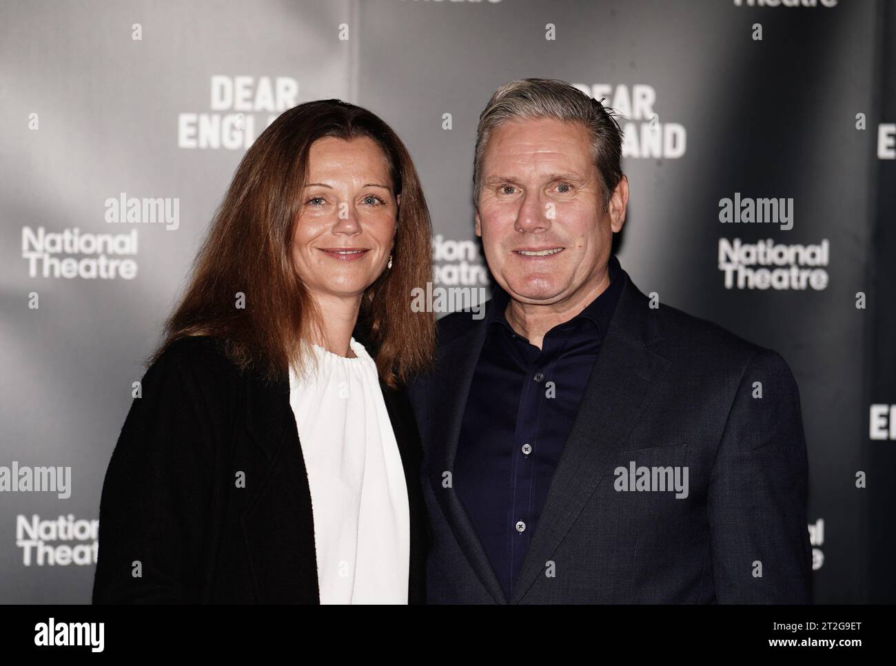Keir Starmer arrives for the West End opening night of the National ...