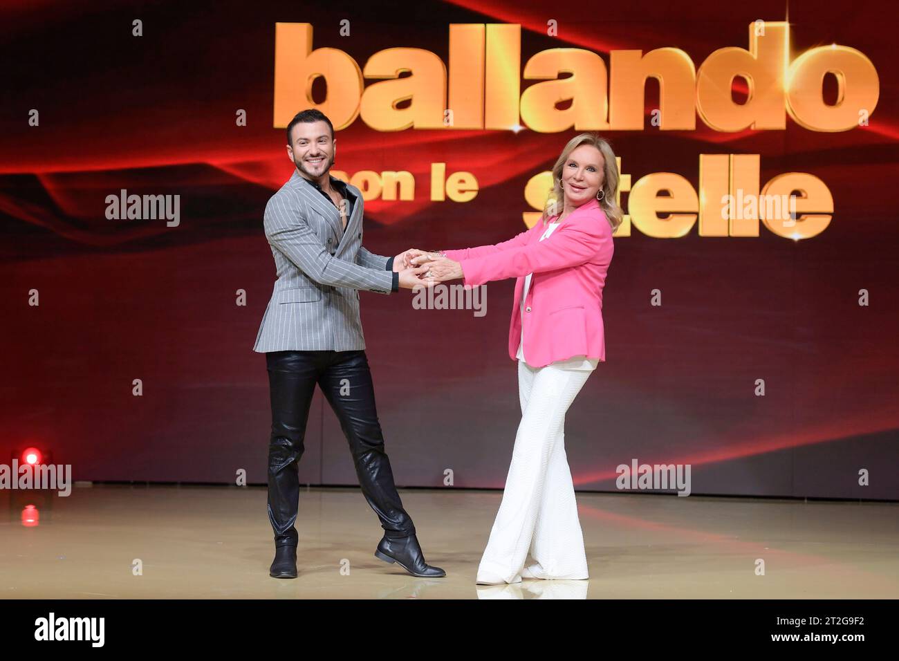 Rome, Italy. 19th Oct, 2023. Rosanna Lambertucci (l) and Simone Casula ...