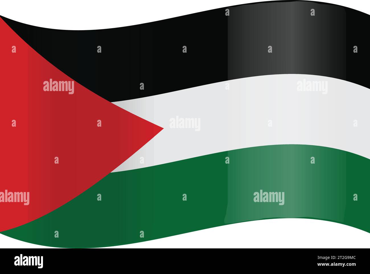 vector illustration of Palestinian flag Stock Vector Image & Art - Alamy