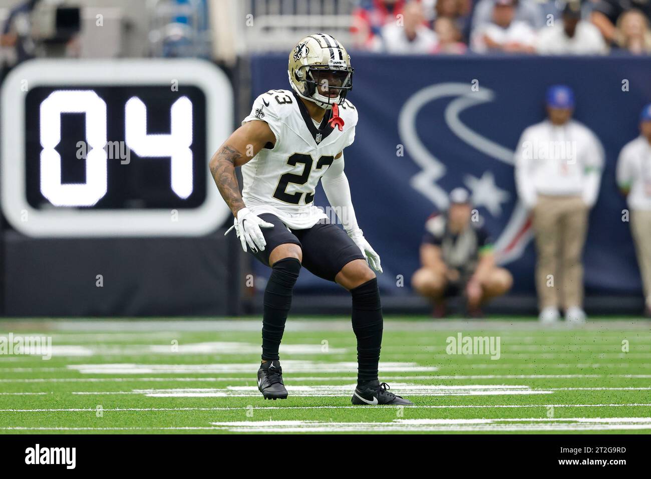 New Orleans Saints cornerback Marshon Lattimore (23) during an NFL ...