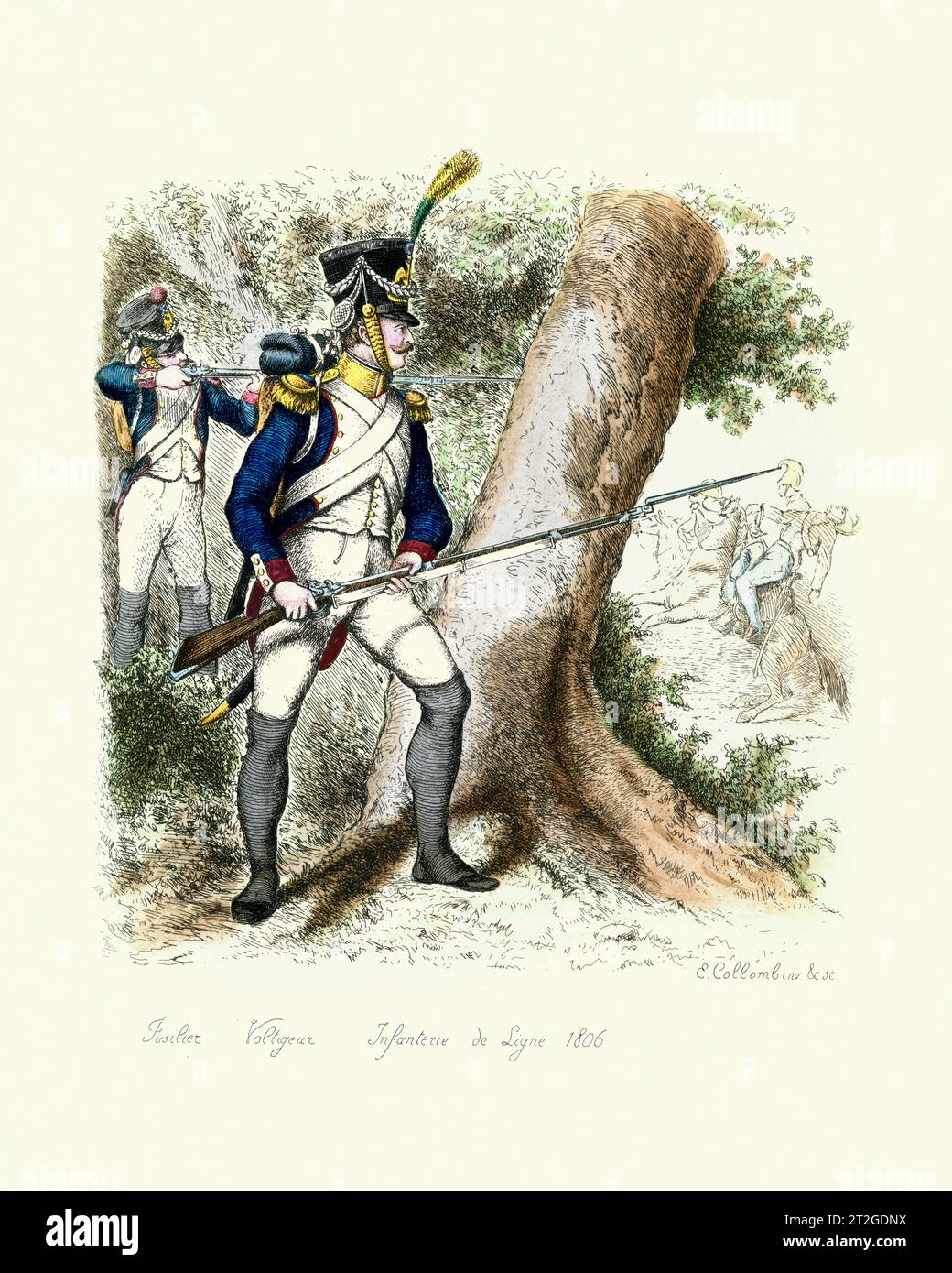 French Military Uniforms, Napoleonic Wars, History, Fusilier, Voltigeur, Infantry soliders, Line ...