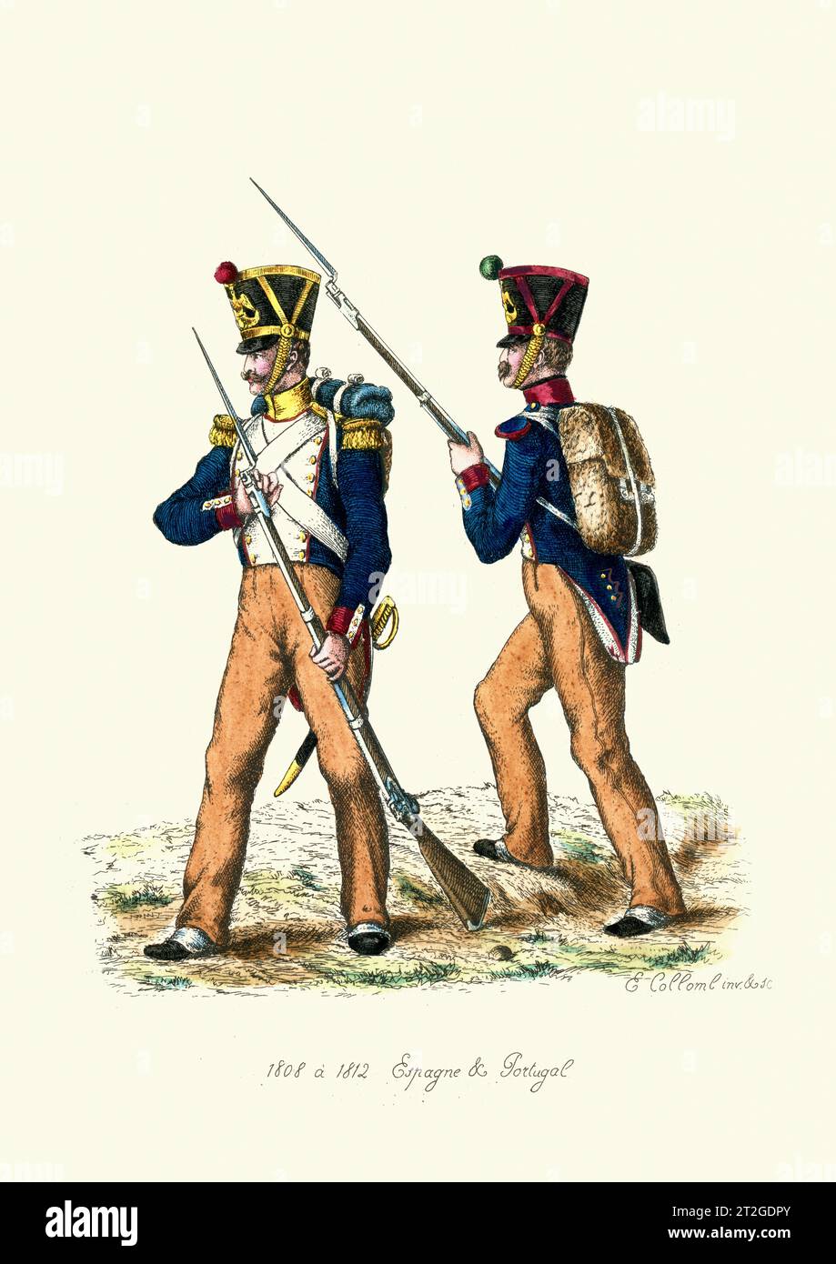 French Military Uniforms, Napoleonic Wars, Peninsular War, Spain and ...