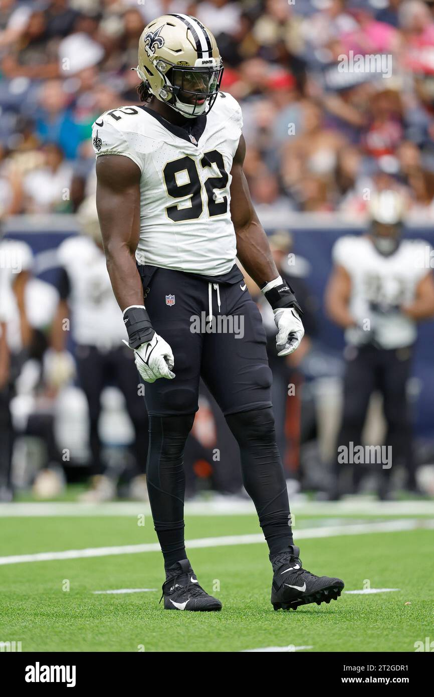 New Orleans Saints defensive end Tanoh Kpassagnon (92) during an NFL ...