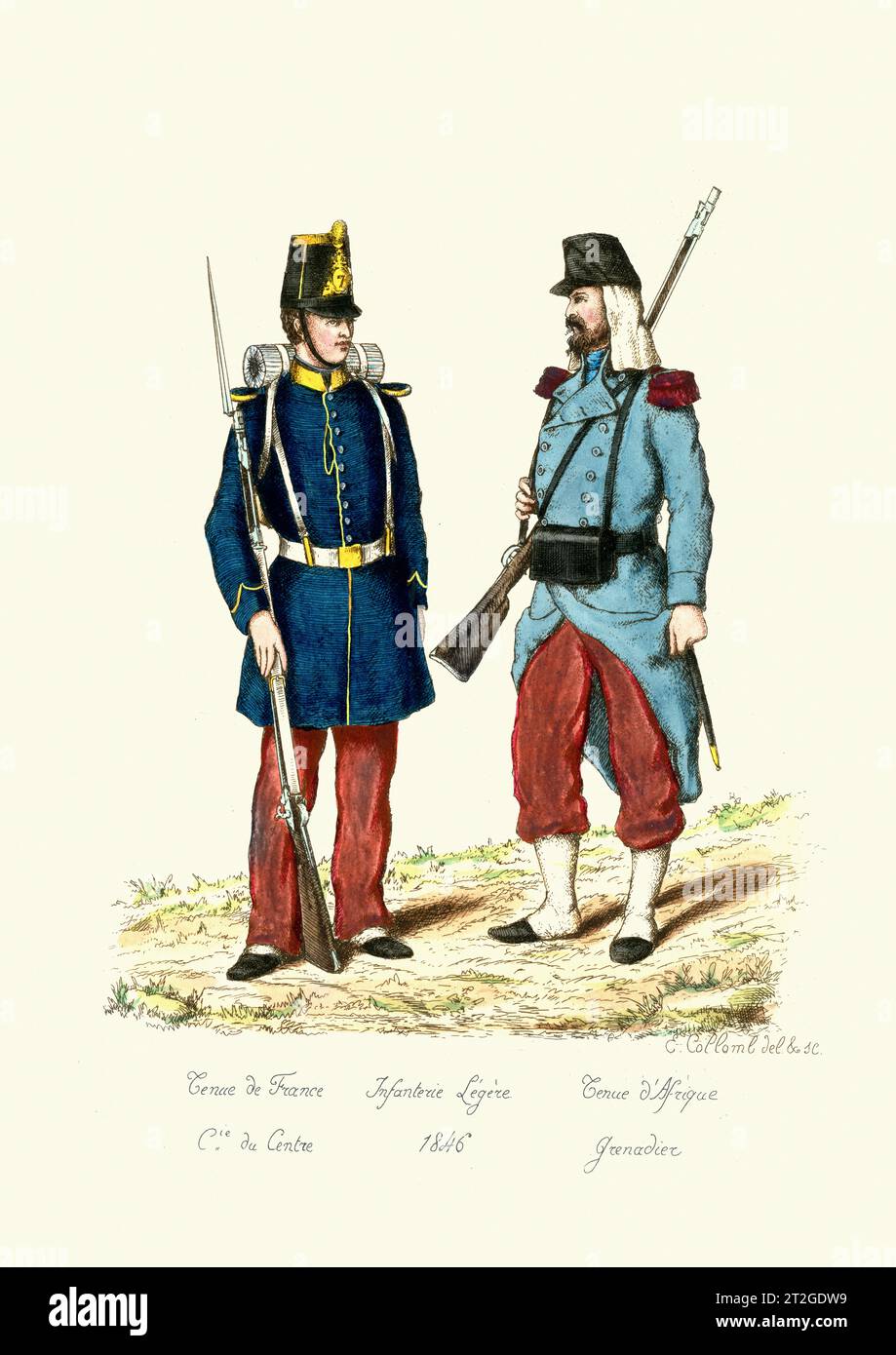 French Military Uniforms, 19th Century, History, Infantry soliders, Francew and Africa ...