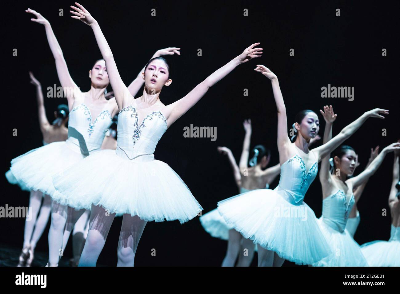 BALLERINA, PARK Yu-rim (front left), 2023. ph: Yoo Eun Mi / © Netflix ...